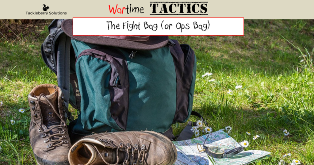 The fight bag and what you should pack in it - Tackleberry Solutions